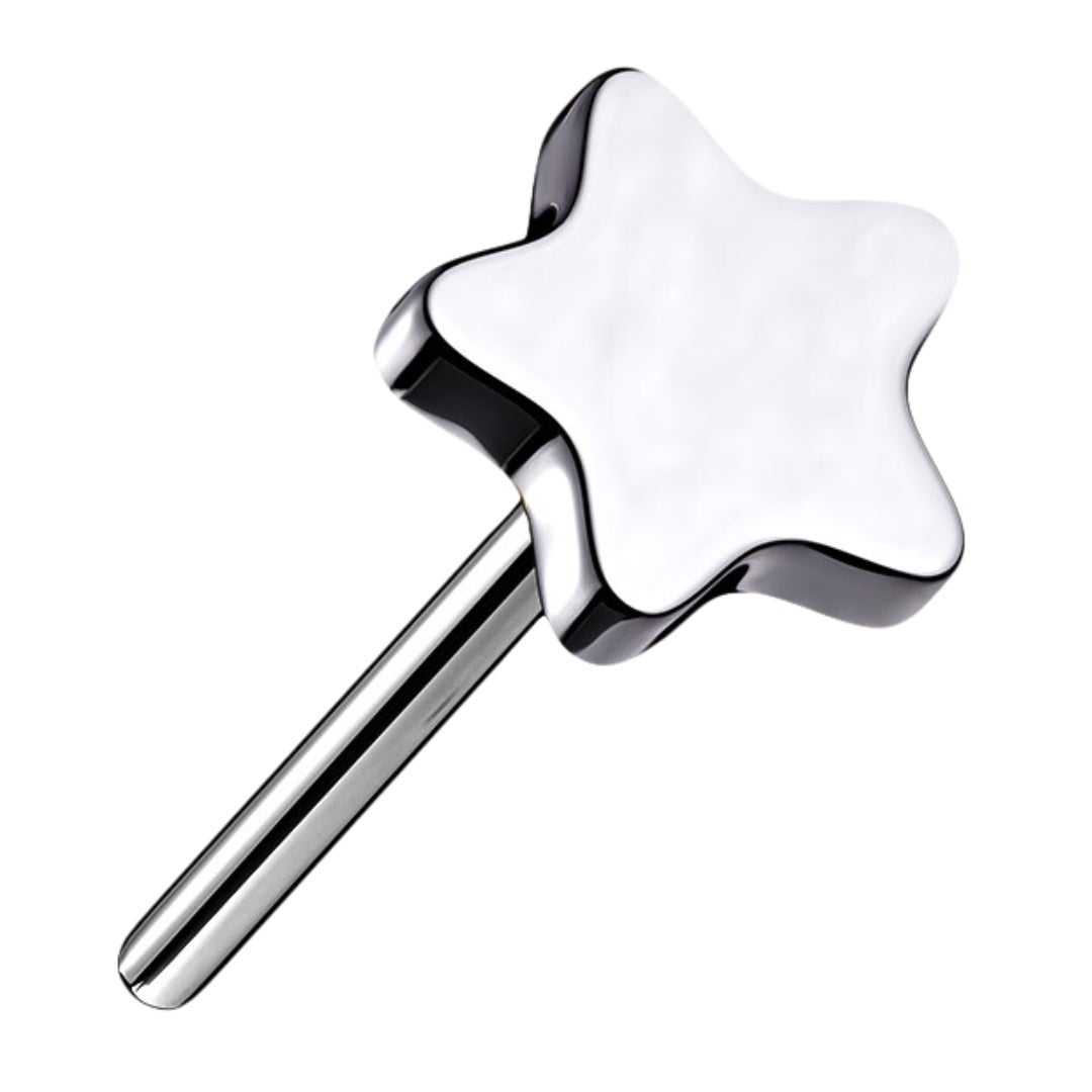 Implant Grade Titanium Threadless End - Star | Glimpse